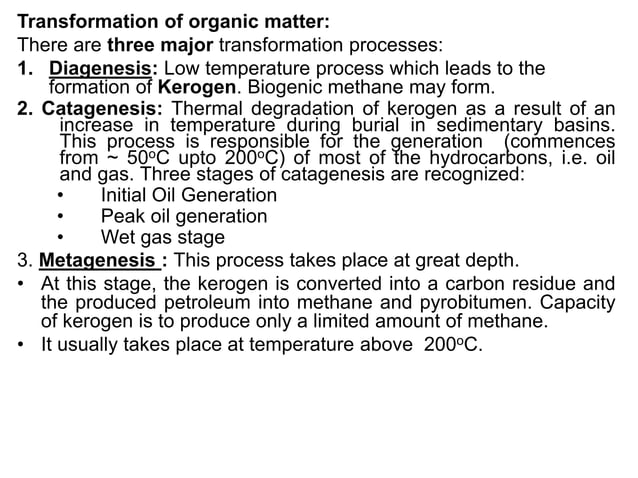 transformation of organic matter into kerogen.pptx