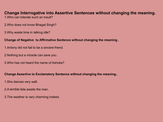 transformation of sentences.pptx