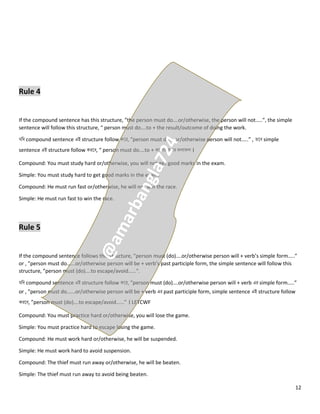 Transformation of sentences ( Simple, Complex, Compound) | PDF