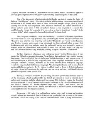 Transformation of Sri Lankan Culture from its Protohistoric Period to ...