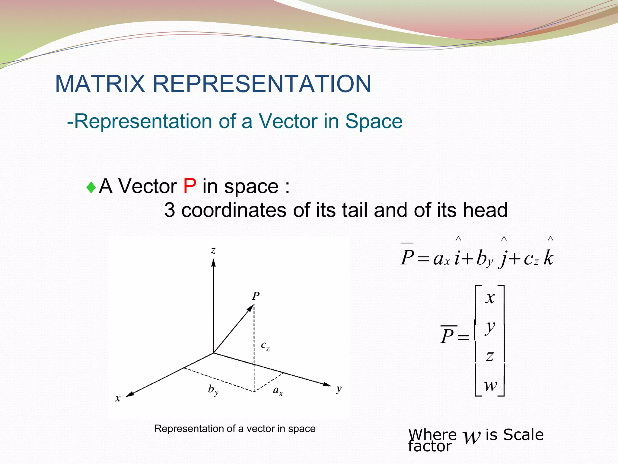 Transformation of Vectors w.r.t. Objects | PDF
