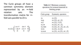 Transformation operators for symetry elements | PPT