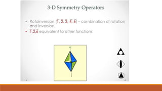 Transformation operators for symetry elements | PPTX