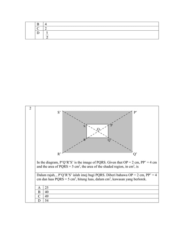 Transformation pmr paper 1 | DOC