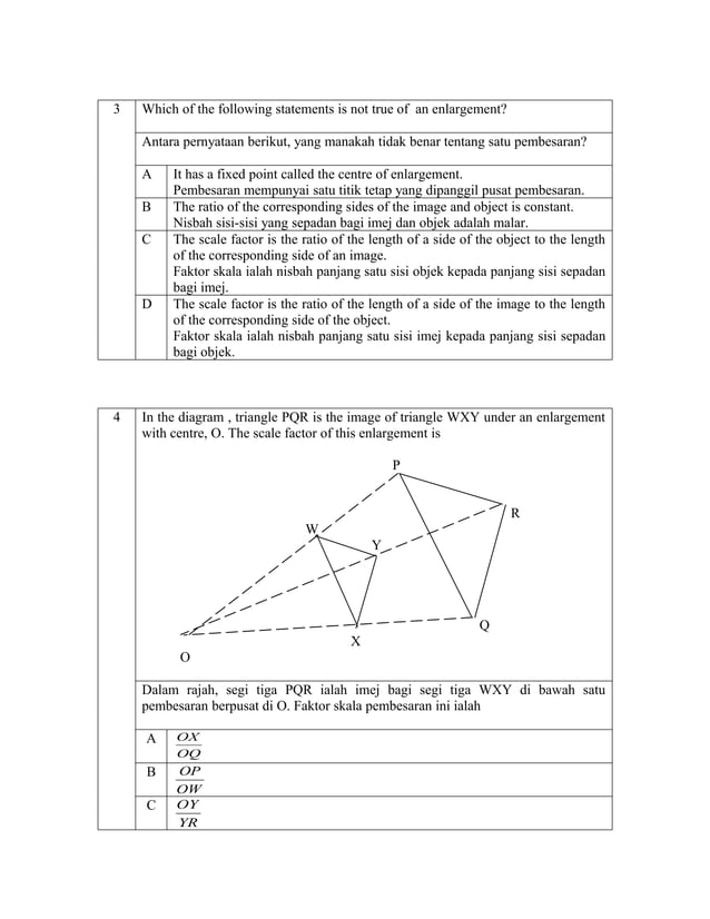 Transformation pmr paper 1 | DOC