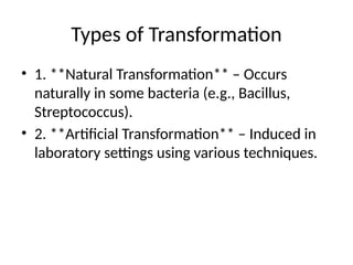 Transformation_PPT.pptx mechanism and its applications | PPTX