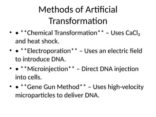 Transformation_PPT.pptx mechanism and its applications | PPTX
