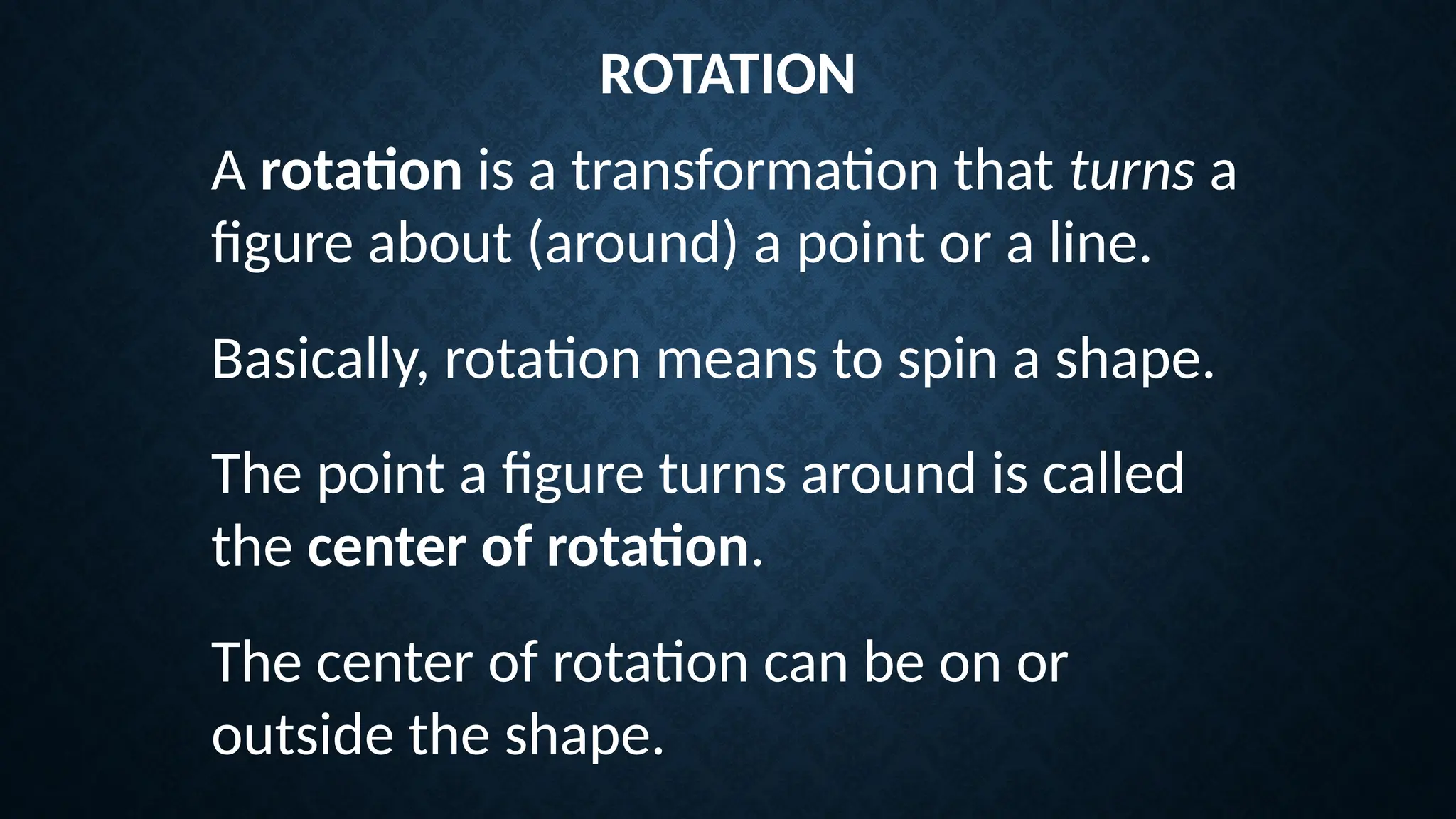 Transformation PPT-Translations, Rotation, Reflection and Dilation.pptx
