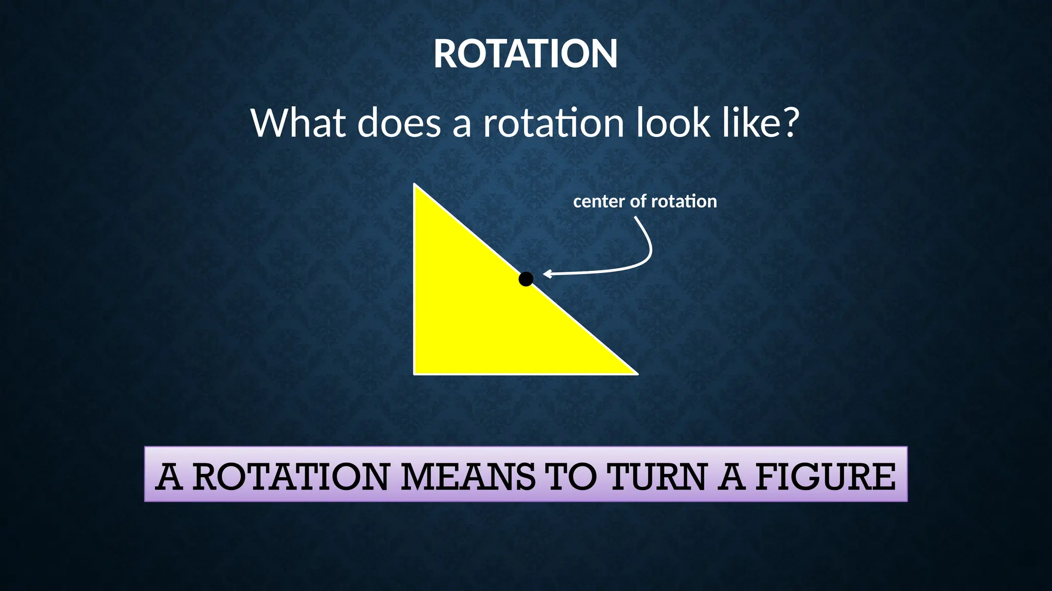 Transformation Ppt Translations Rotation Reflection And Dilation Pptx