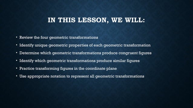 Transformation PPT-Translations, Rotation, Reflection and Dilation.pptx ...