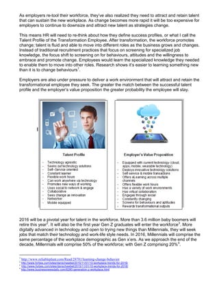 2016: The Employee Transformation Profile | PDF | Business | Business ...