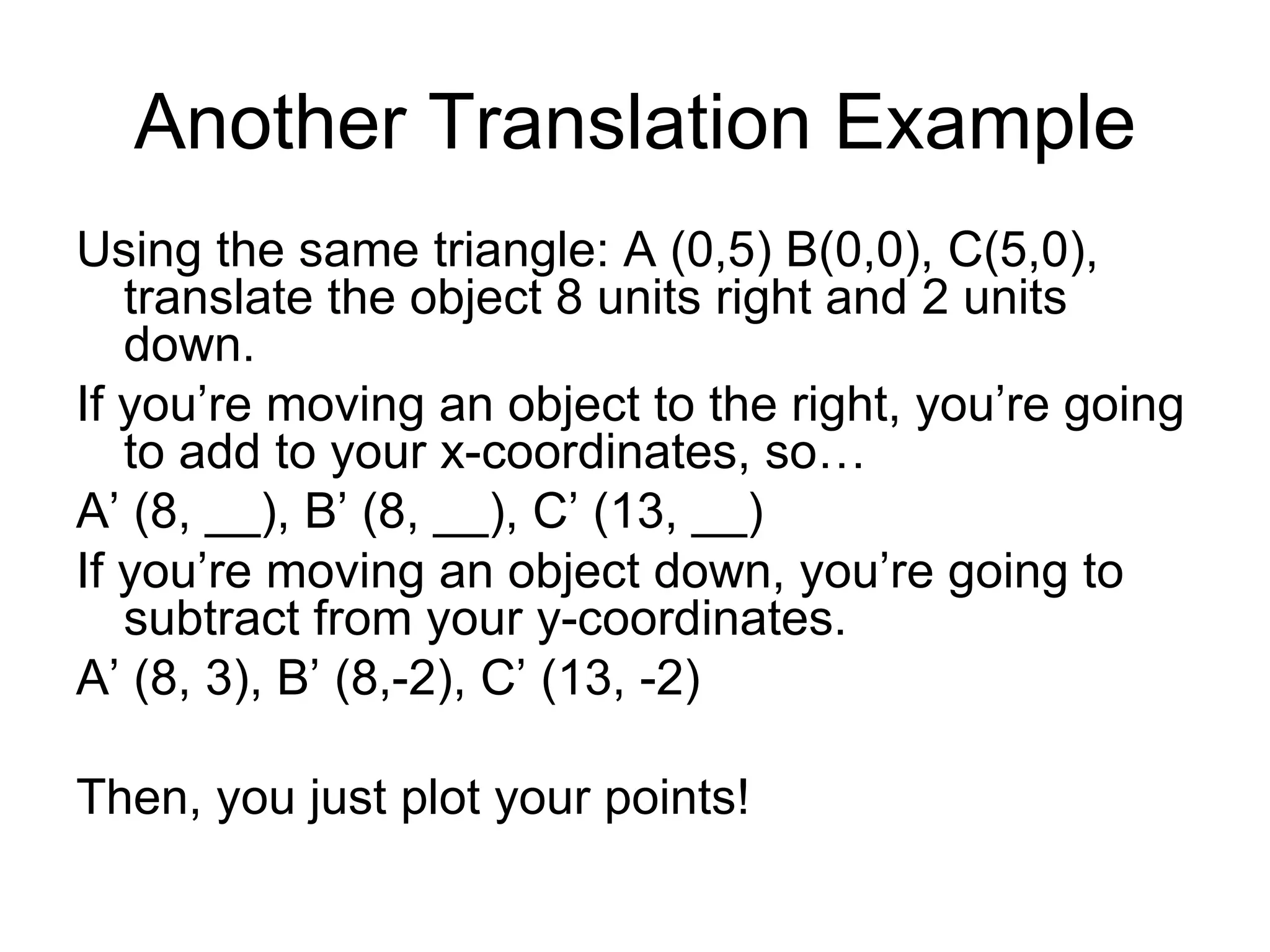 Transformations | PPT | Geography | Science