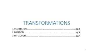Transformations | PPTX