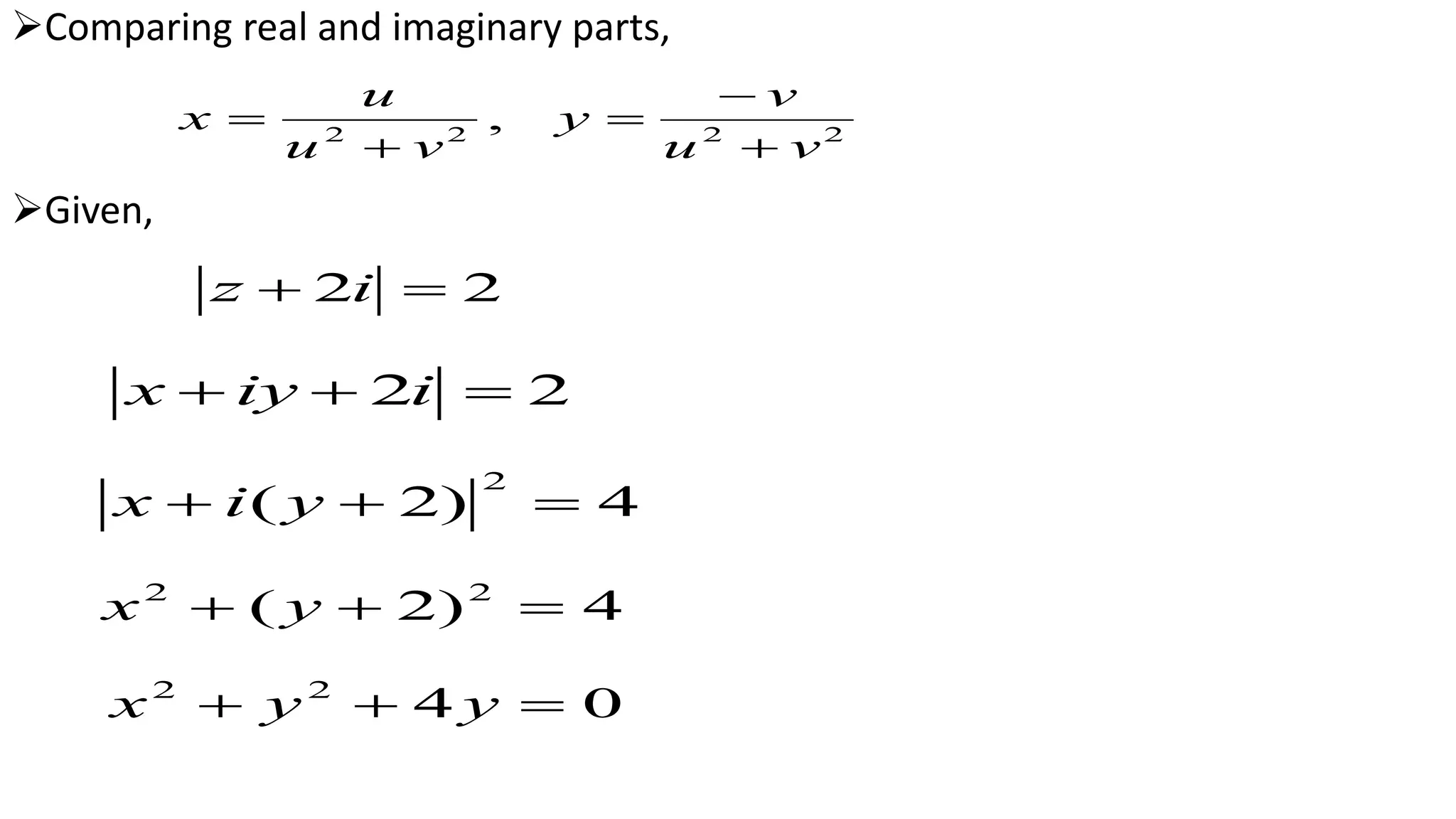 Transformations (complex variable & numerical method) | PPTX