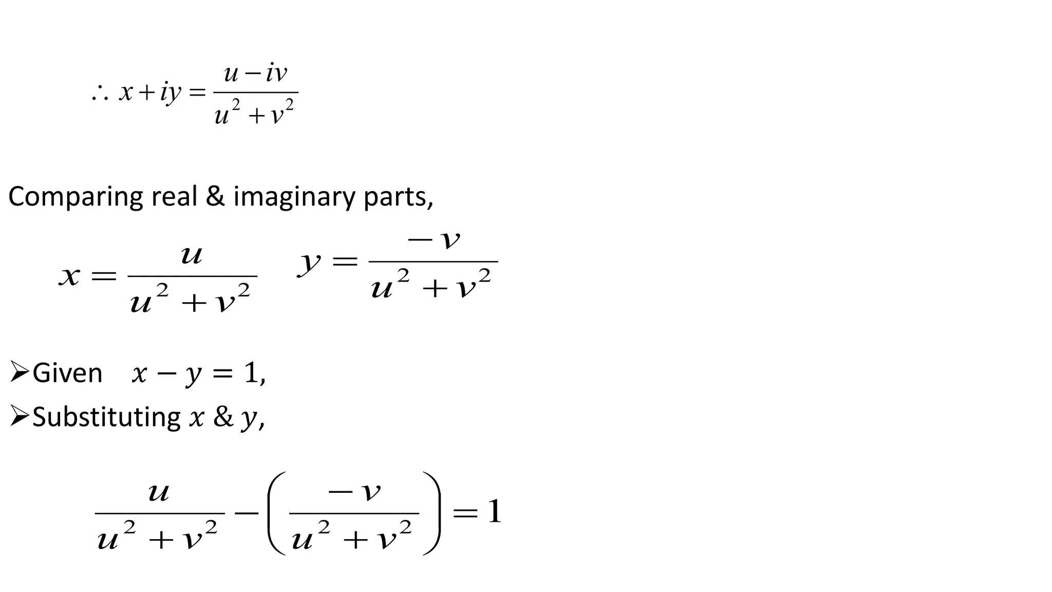 Transformations (complex variable & numerical method) | PPTX