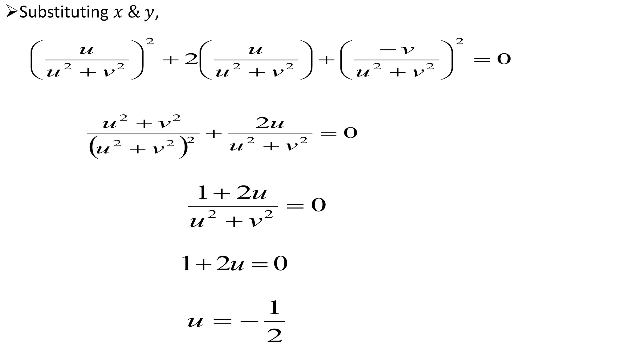 Transformations (complex variable & numerical method) | PPTX