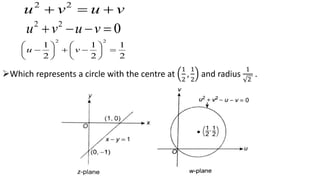 Transformations (complex variable & numerical method) | PPTX