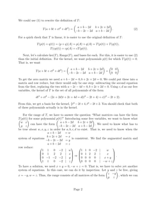 linear transformation and rank nullity theorem | PDF