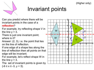 Transformations of different shapes For GCSE math | PPT