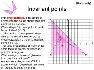 Transformations of different shapes For GCSE math | PPT