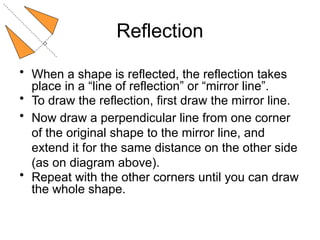 Transformations of different shapes For GCSE math | PPTX