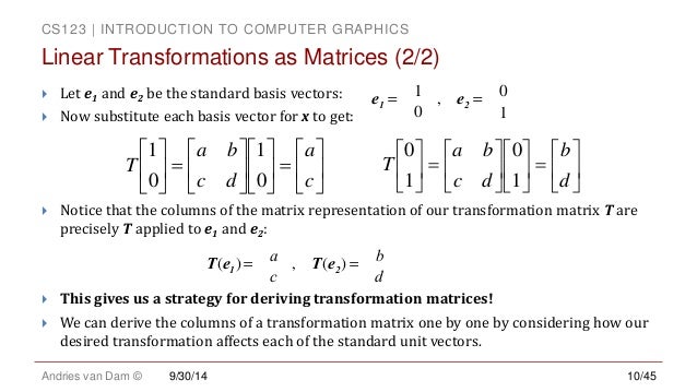Transformations advanced