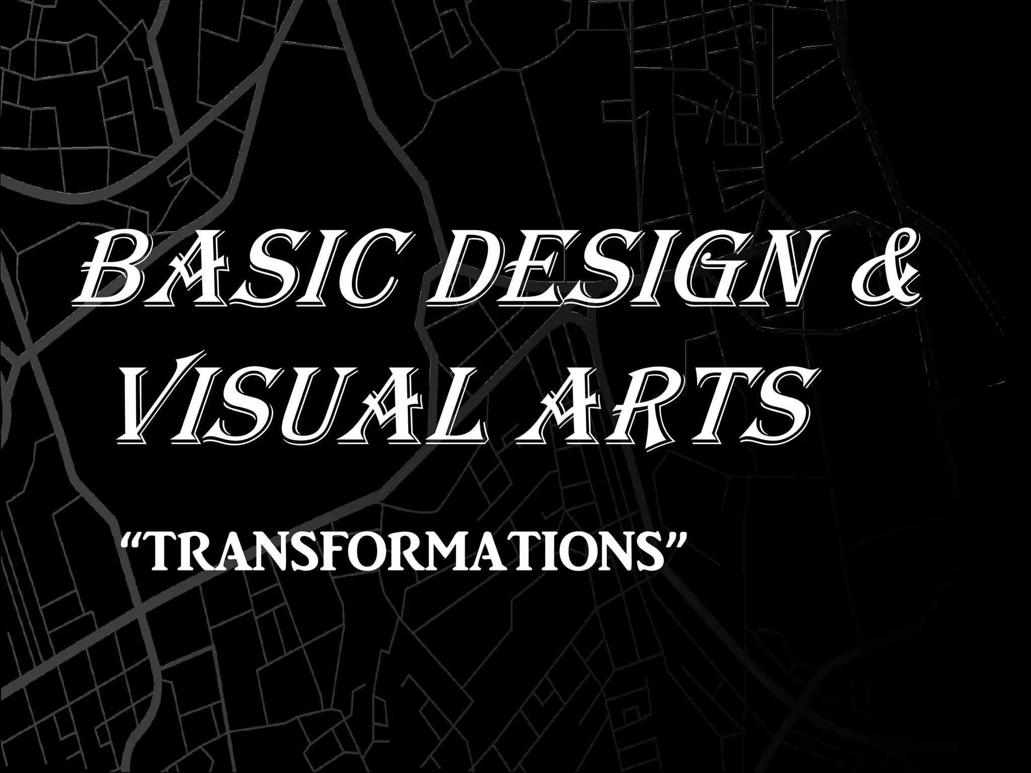 Basic design & Visual arts “TRANSFORMATIONS" | PDF