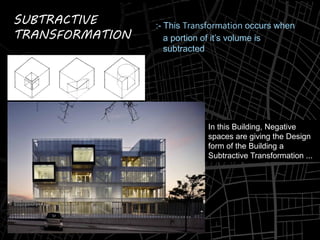 Basic design & Visual arts “TRANSFORMATIONS" | PDF