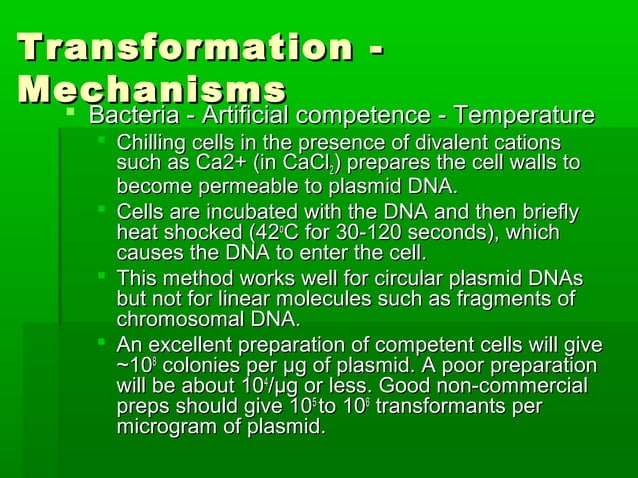 Transformations of cells | PPT | Biological Sciences | Science