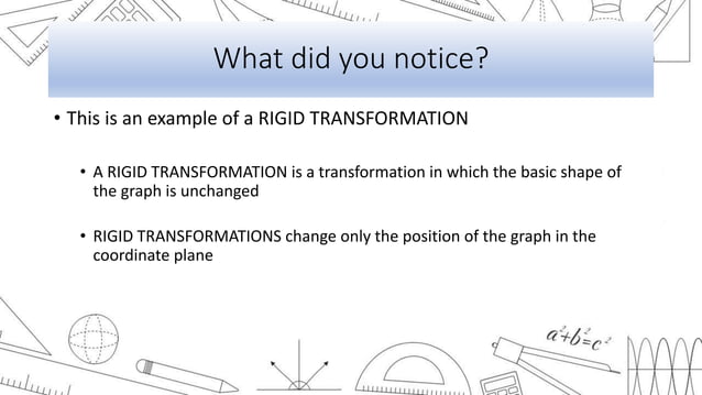 Transformations of functions | PPT