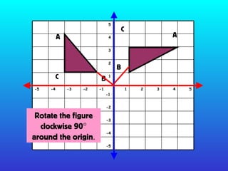 Transformations on the coordinate plane | PPT