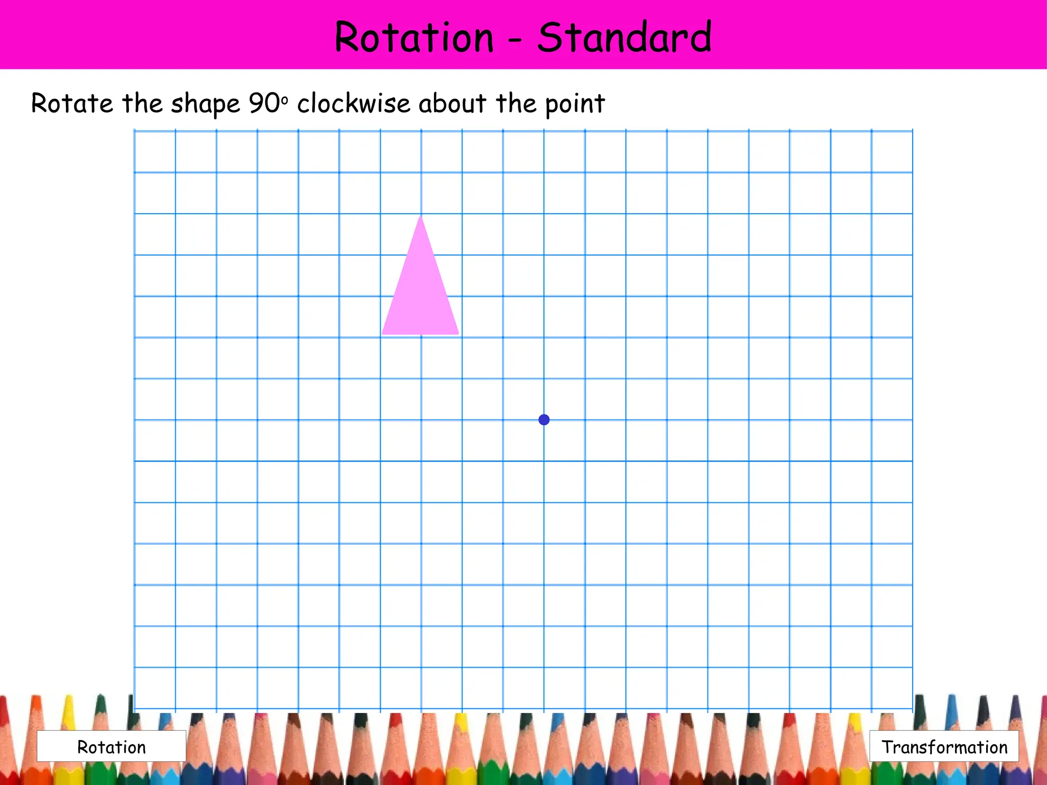 transformations powerpoint with shapes and grids | PPTX