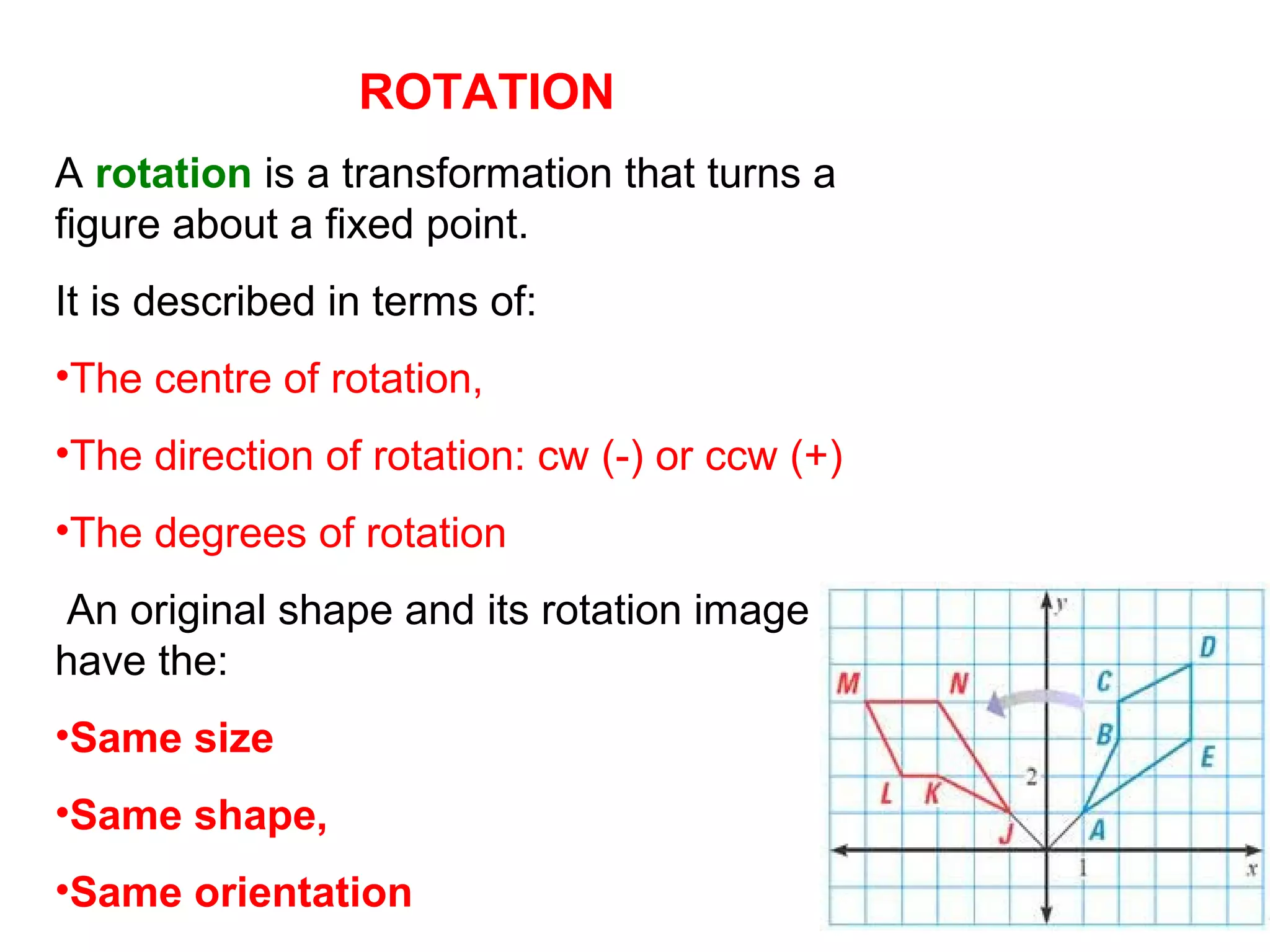 Transformations ppt | PPT
