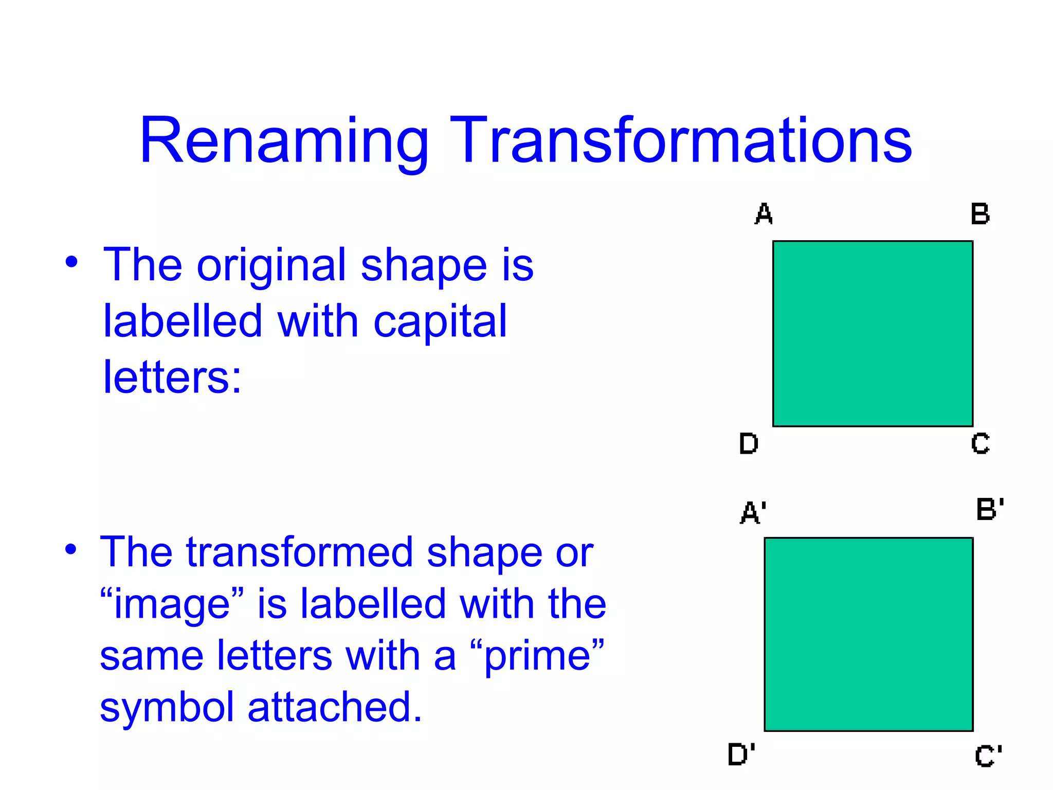 Transformations ppt | PPT