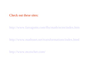 Transformations ppt | PPT