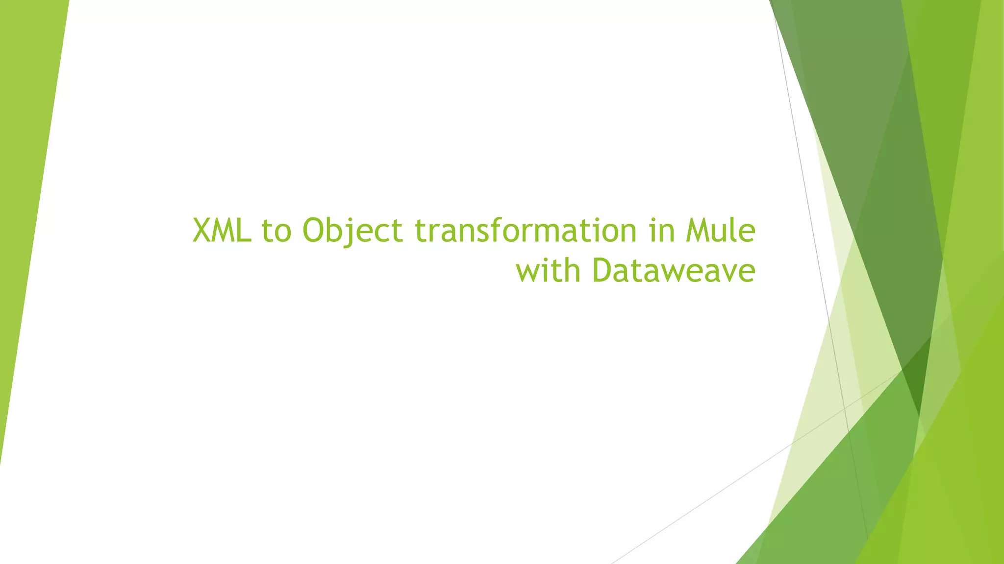 Transformation xmltoobjectesb | PPT