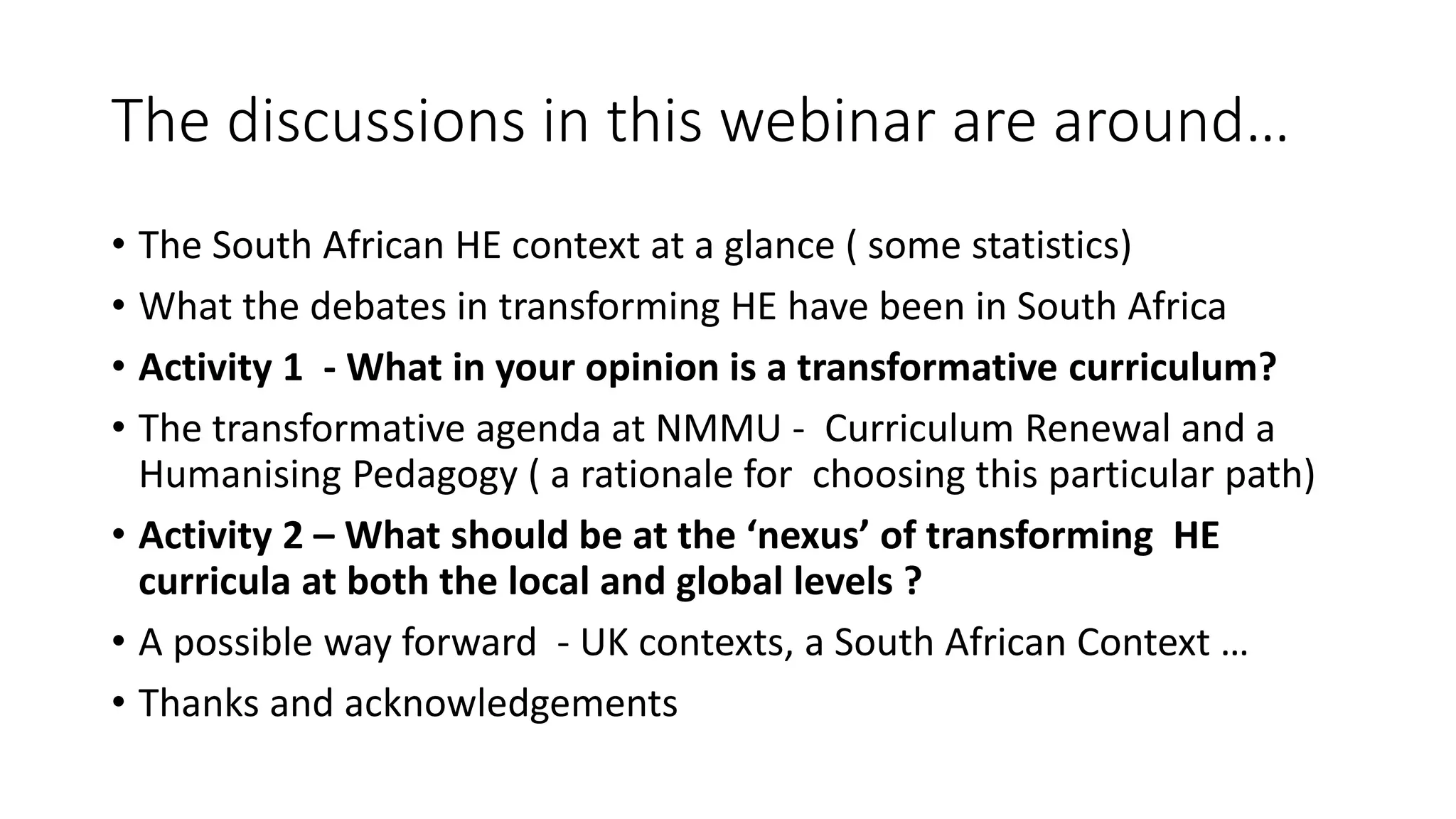 Transformative curriculum rita 2016 | PPT | Free Download