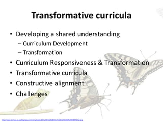 Transformative curriculum workshop | PPTX