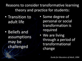 Transformative education | PPTX
