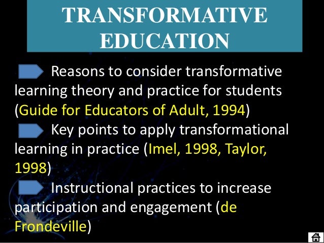 Become A Transformative Educator! – QOHD
