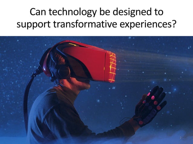 Transformative experience design | PPT