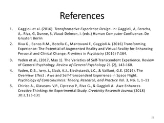 Transformative experience design | PPT