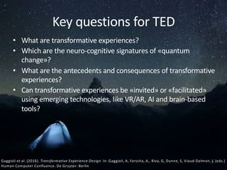 Transformative experience design | PPT