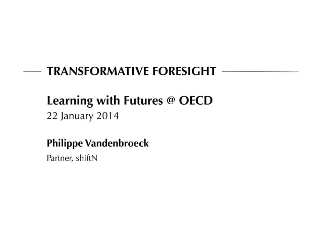 Transformative Foresight | PPT