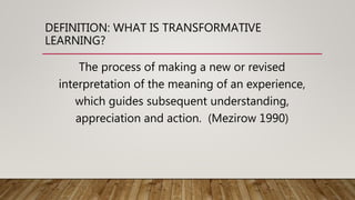 Utilizing Open Architecture to Design a Transformative Learning ...
