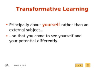 Transformative Learning | PPT