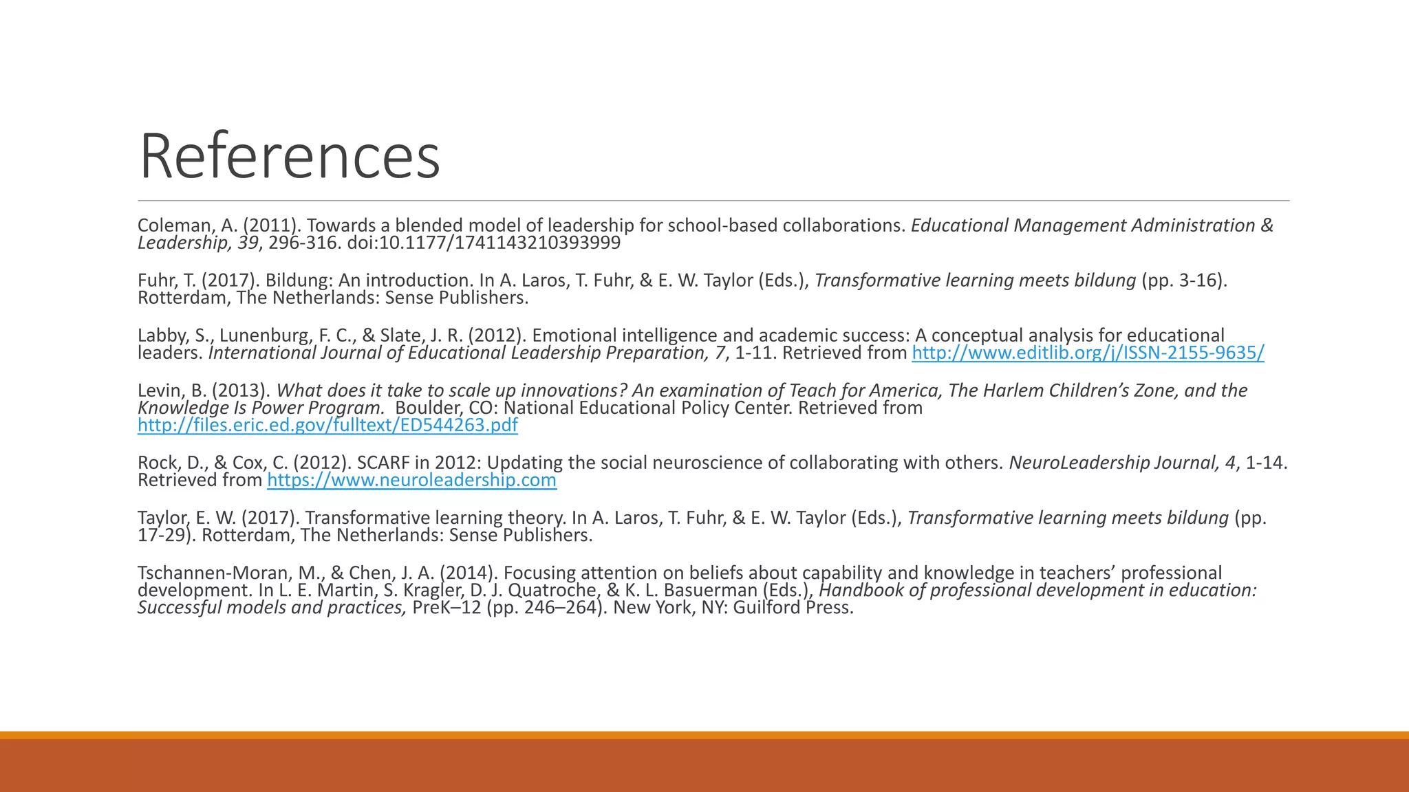 Transformative Learning And Collaboration In The Workplace Ppt