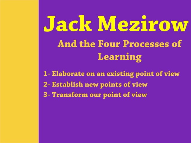 Transformative Learning Ppt