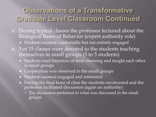 Transformative learning slides | PPTX