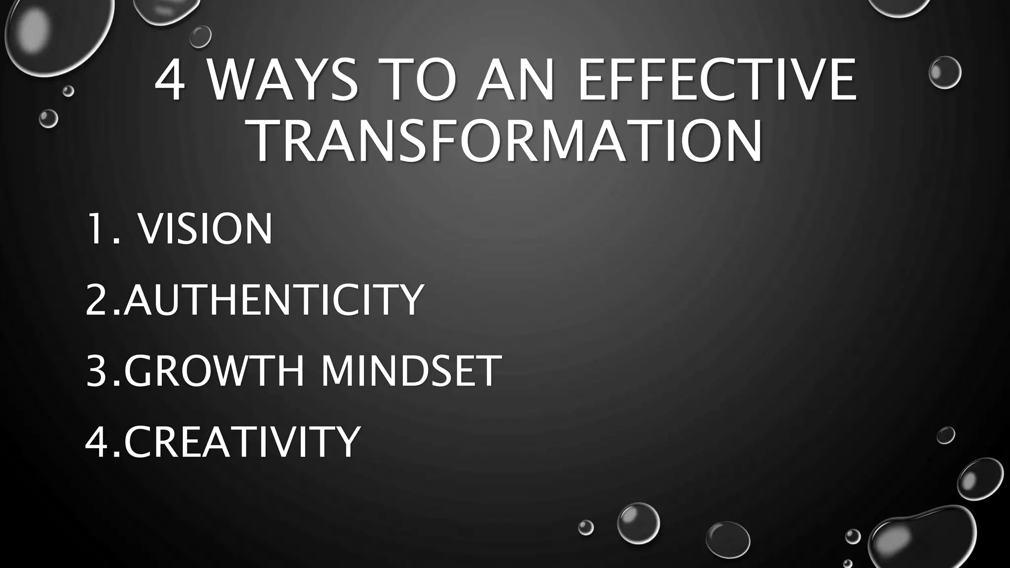 Transformative Management | PPTX